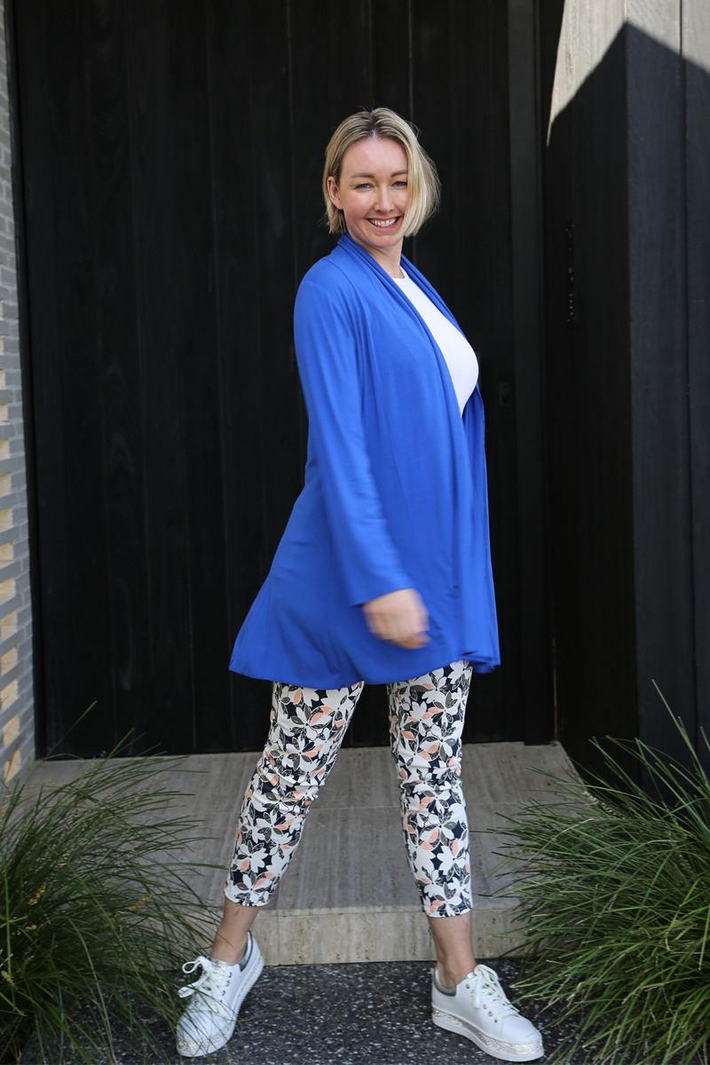 FIORELLA Cobalt Bamboo Cardi – Warwick Jones