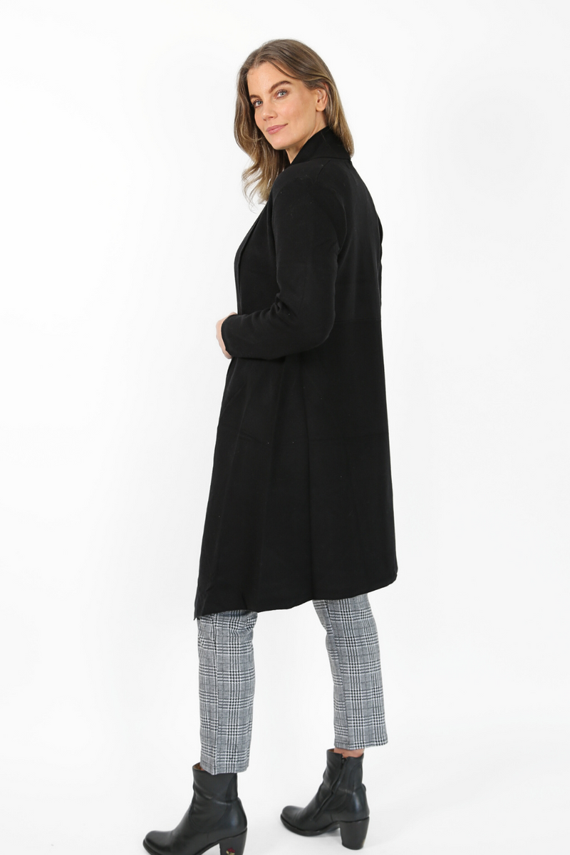 VALERIA Black Knit Cardi Jacket – Warwick Jones