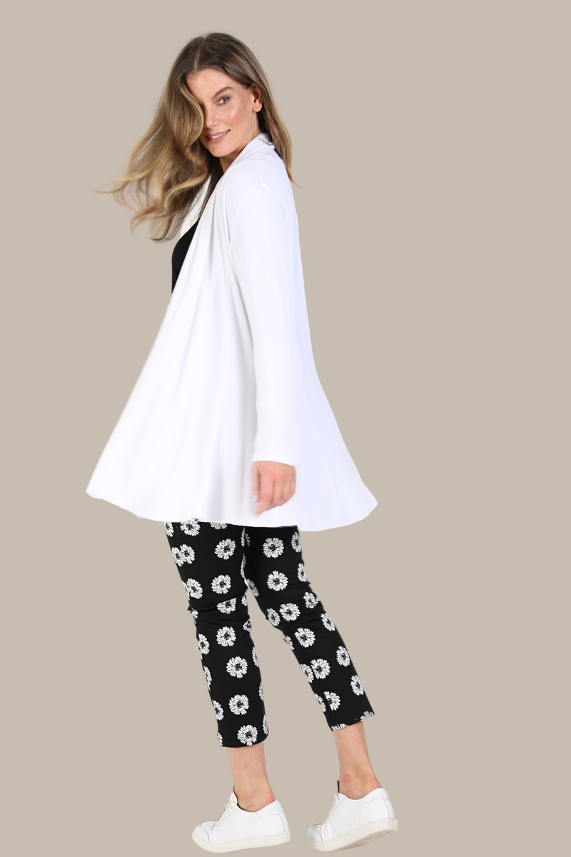 FIORELLA White Bamboo Cardi – Warwick Jones