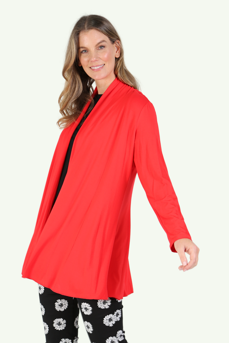 FIORELLA Red Bamboo Cardi – Warwick Jones