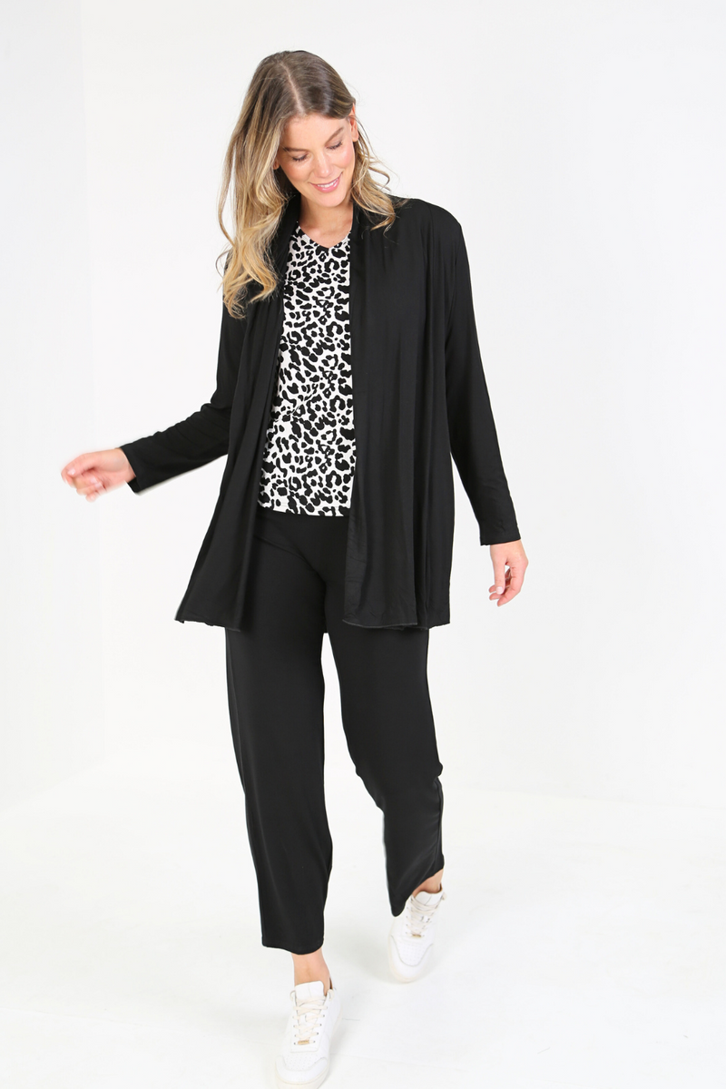 FIORELLA Black Bamboo Cardi – Warwick Jones