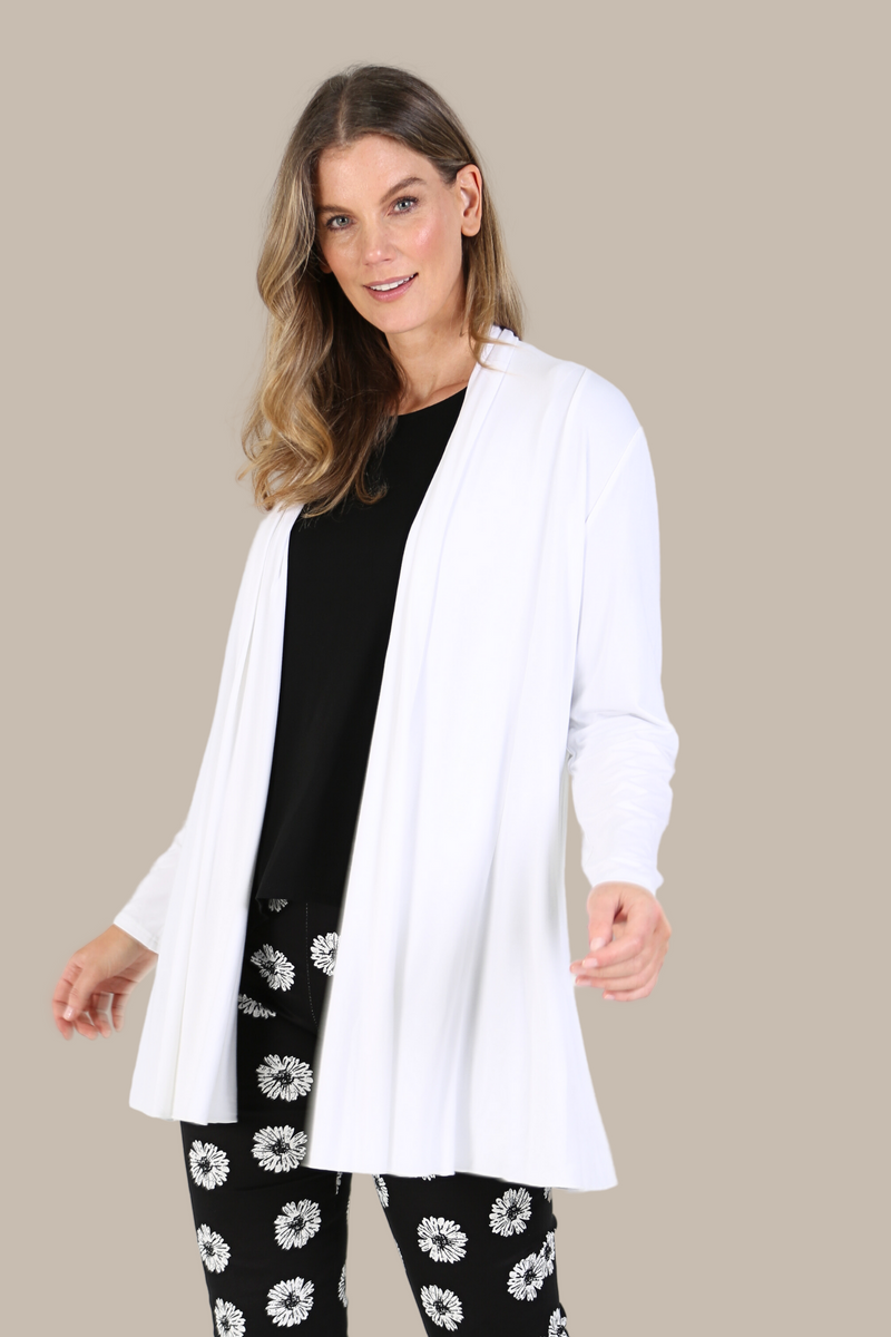 FIORELLA White Bamboo Cardi – Warwick Jones