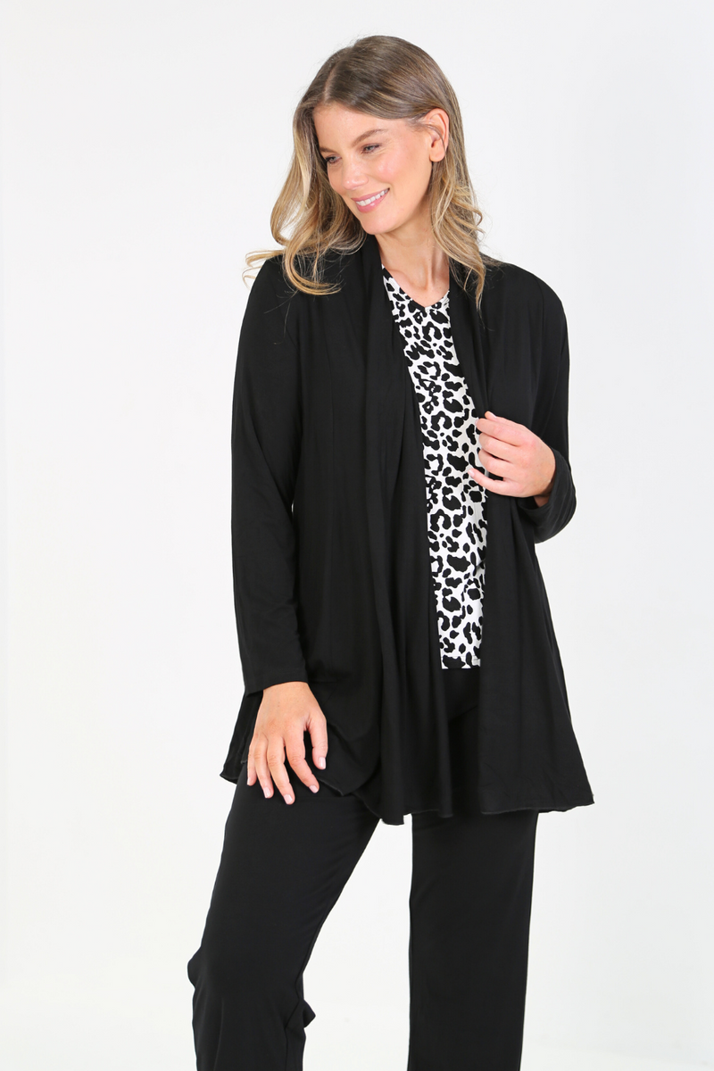 FIORELLA Black Bamboo Cardi – Warwick Jones