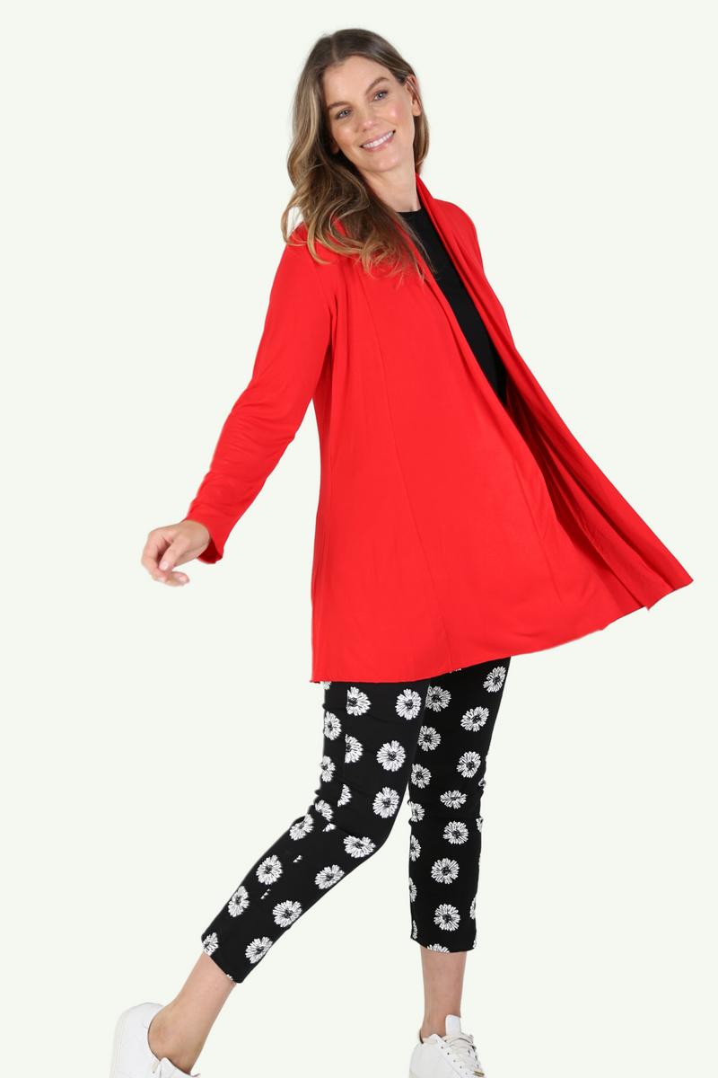FIORELLA Red Bamboo Cardi – Warwick Jones